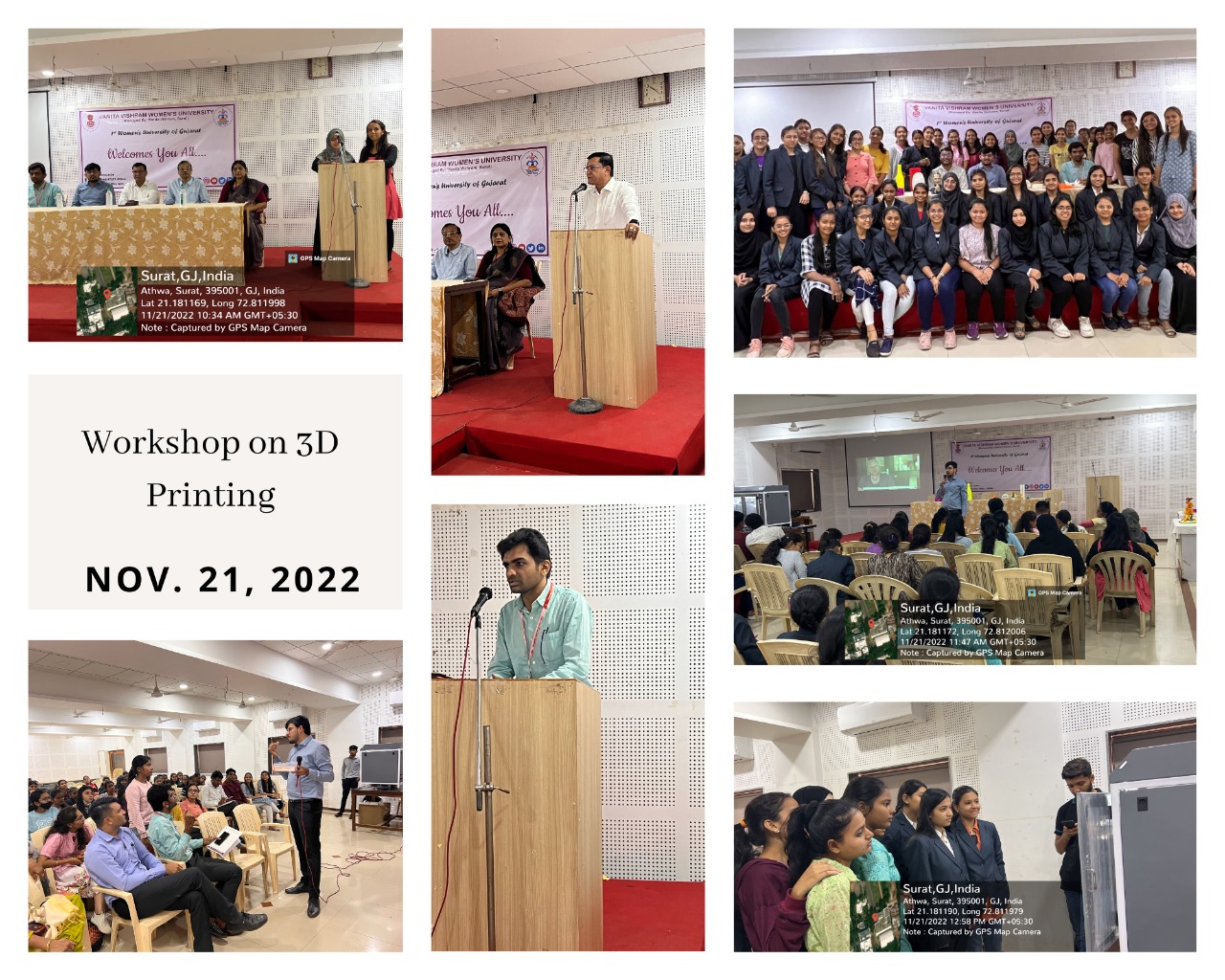 Workshop on 3D Printing – Vanita Vishram Women's University