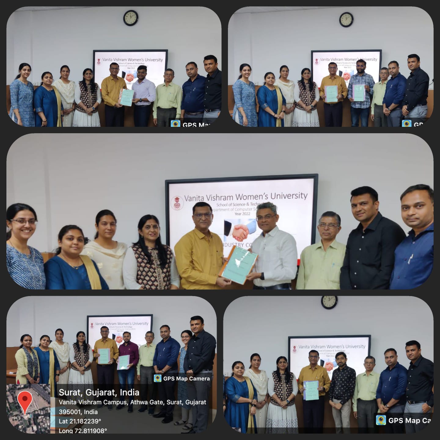 MoUs signed with 5 IT Companies – Vanita Vishram Women's University