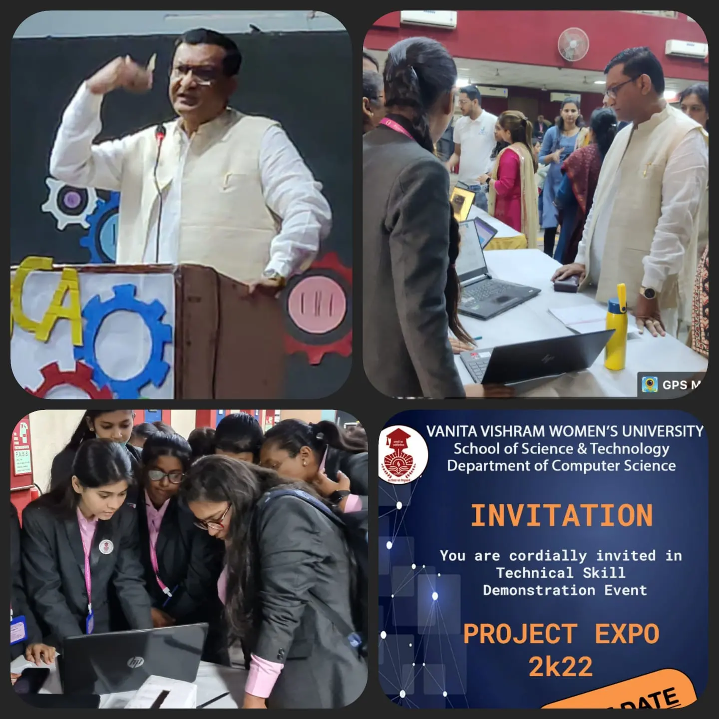 Project Expo by Dept of Computer Science – Vanita Vishram Women's ...