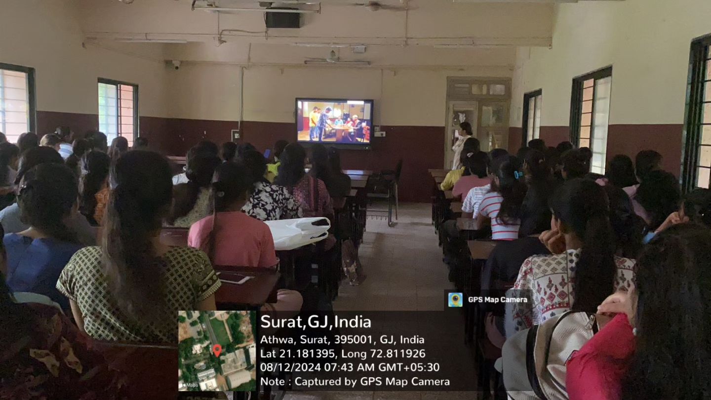 Anti-Ragging Awareness Week Celebration – Vanita Vishram Women's University